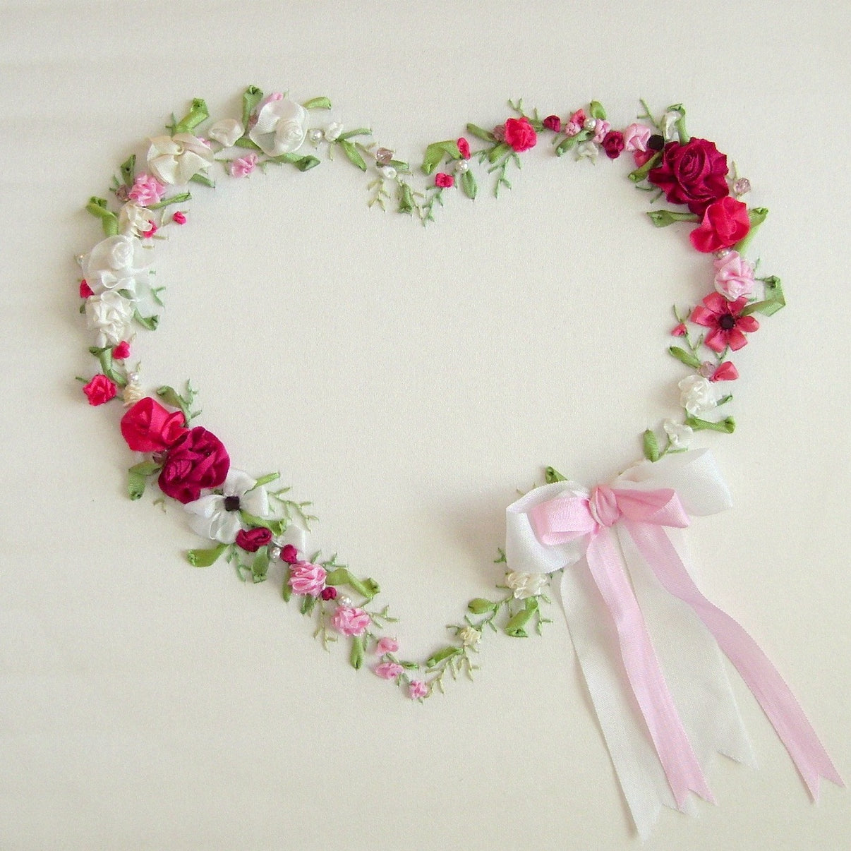 'Love Heart' Silk Ribbon Embroidery Kit – Laurelin